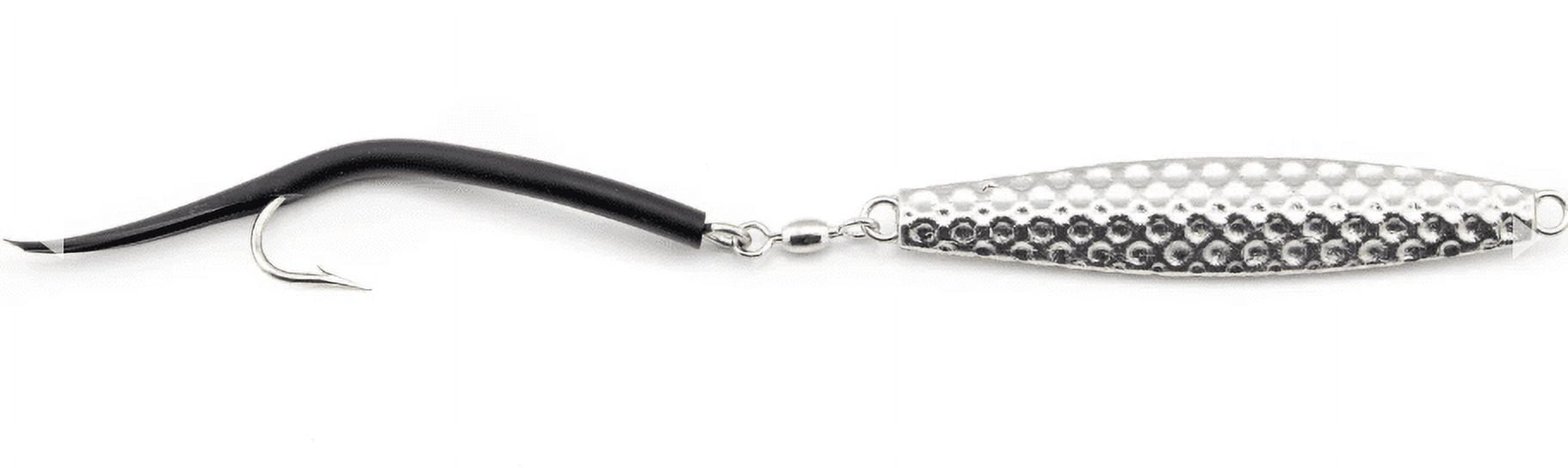 Run Off Lures Hammered Diamond Jig w/Heavy Duty Hooks 2oz Black ...