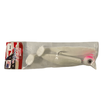 Run Off Lures Buck Tail Teaser for Striper/Fluke, Size 5/0, 2pk, Black ...