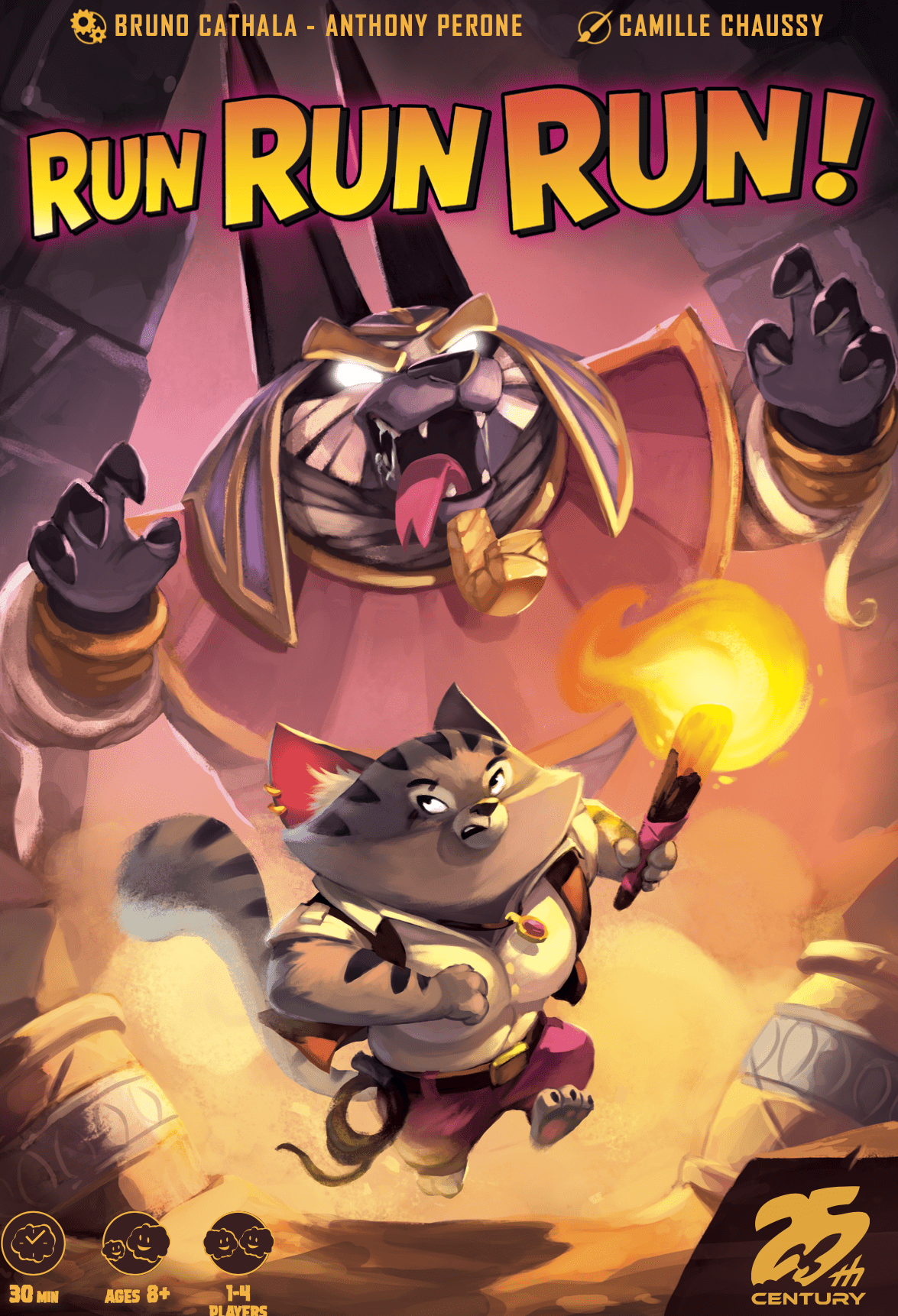 Run Run Run, Cooperative Board Game with Cat Adventurers in a Pyramid ...
