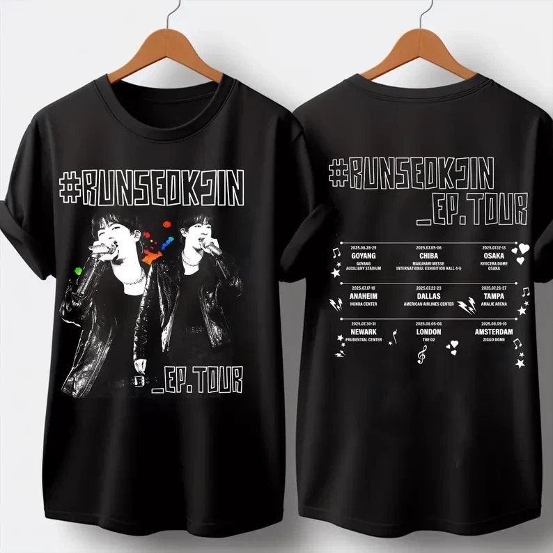Run Seokjin Ep Tour Shirt, Jin Tour 2025 Shirt, Jin Echo Shirt ...