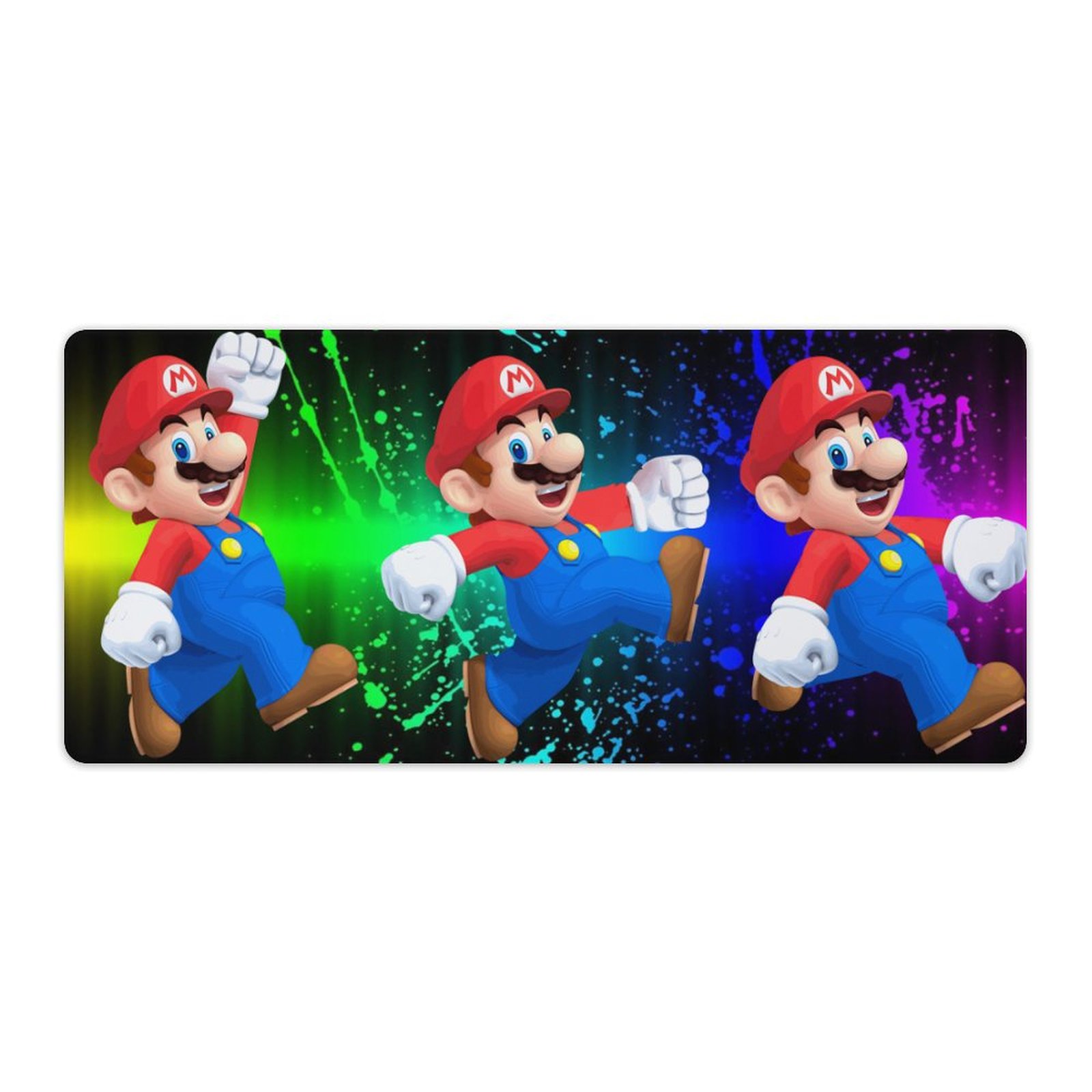Run Super Mario Extended Gaming Mouse Pad No-sliped Large Desk Mat ...