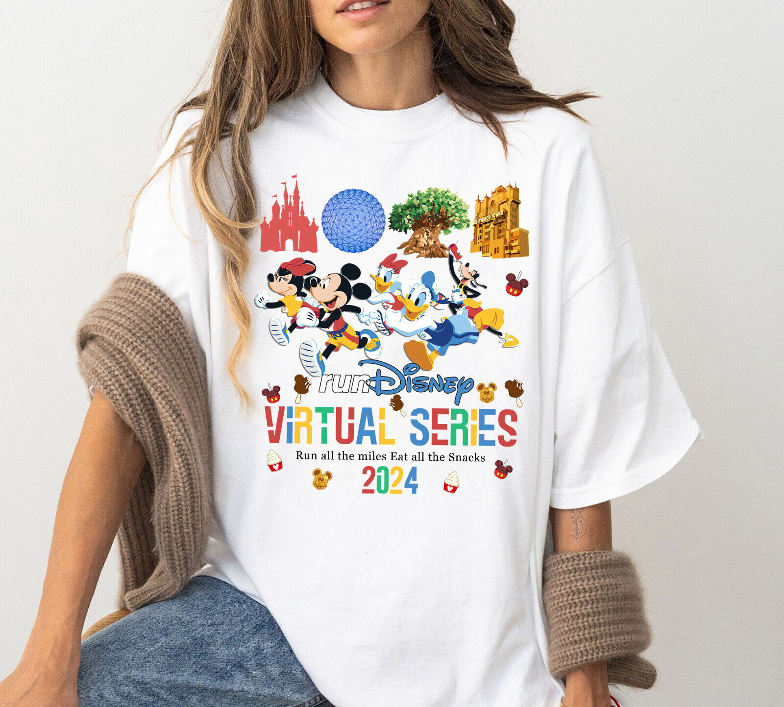 RunDisney Virtual Series 2024 Run All The Miles Unisex Shirt 5926462382 ...