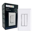 RunLessWire Click for Philips Hue Wireless Battery-Free Smart Dimming ...