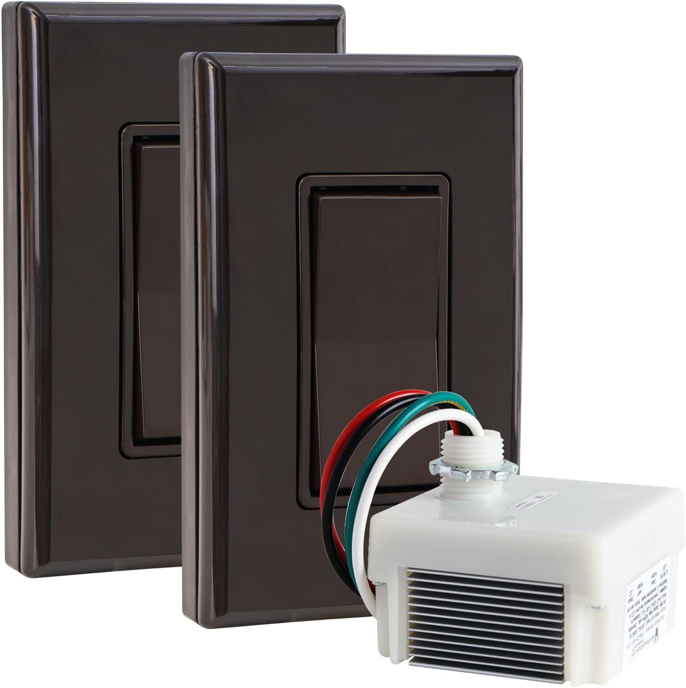 RunLessWire Dimming Self Powered (NO Batteries) Wireless Light Switch ...