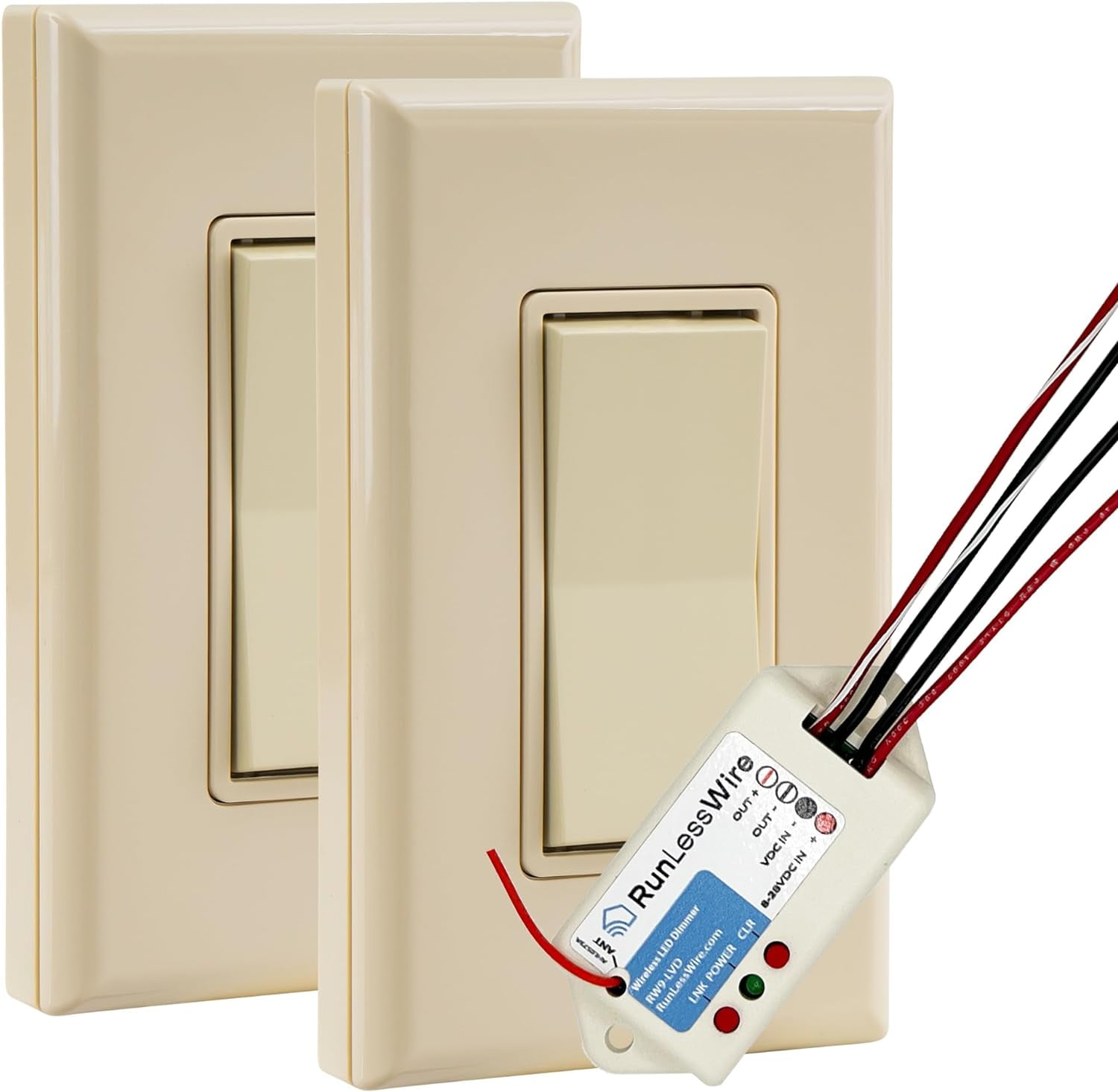 RunLessWire Low Voltage 8-30VDC Dimming Self Powered (NO Batteries ...