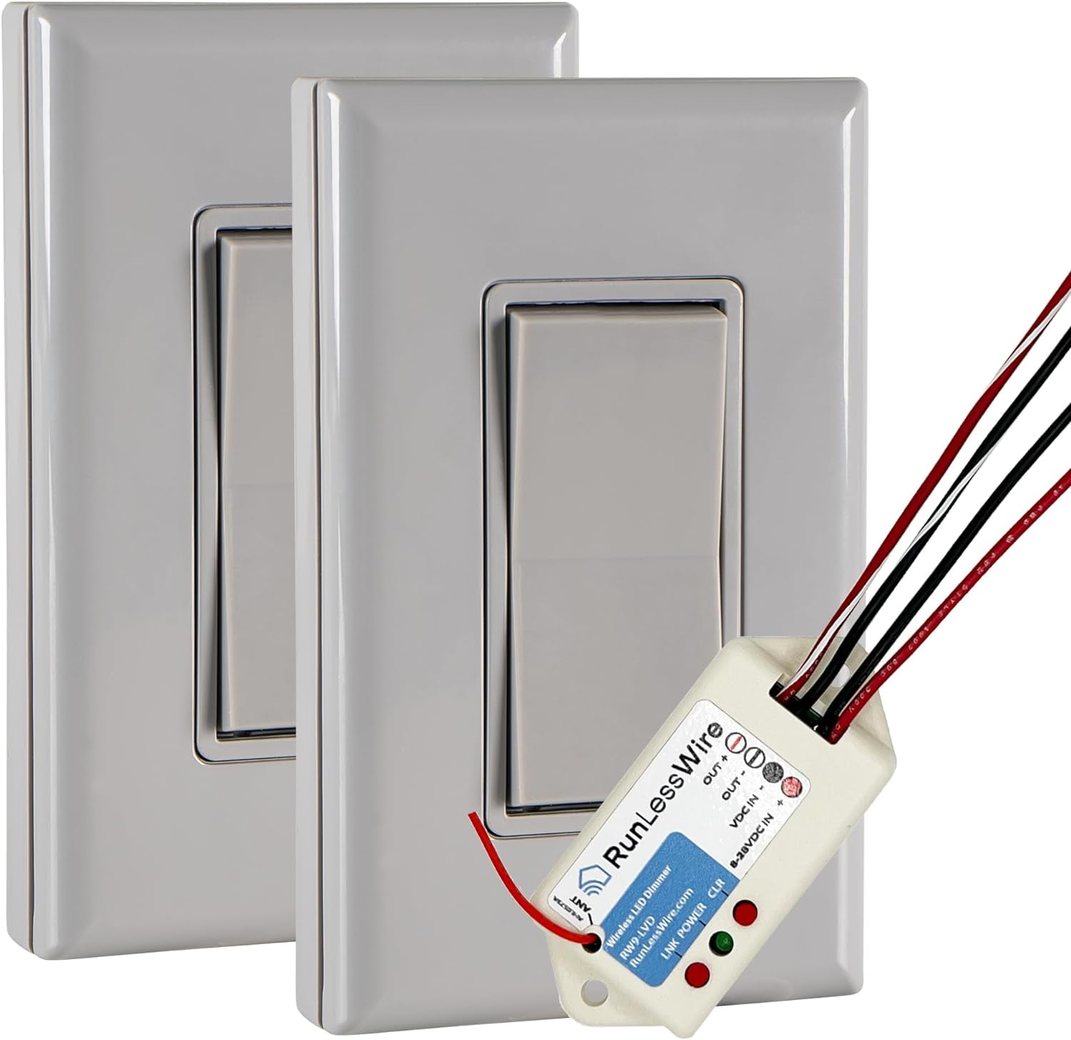 RunLessWire Low Voltage 8-30VDC Dimming Self Powered (NO Batteries ...