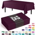 RunMin Grocery Store 12-Pack Premium Plastic Tablecloth 54in. x 108in ...