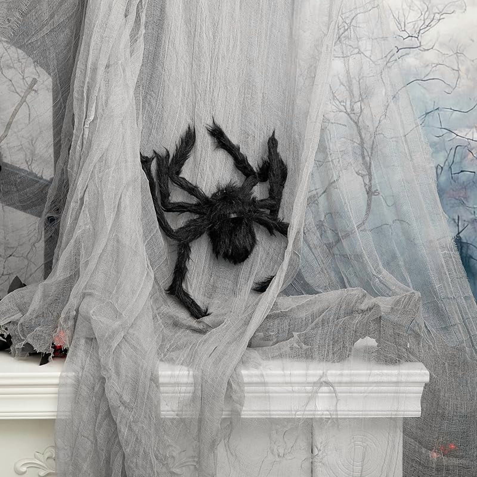 RunNico 600x36 Inch Large Size Green Halloween Creepy Cloth Decoration ...