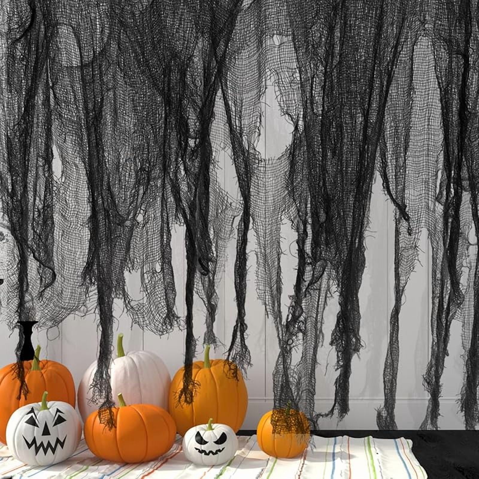RunNico 197" x 85" Halloween Creepy Cloth - Halloween Spooky Fabric ...