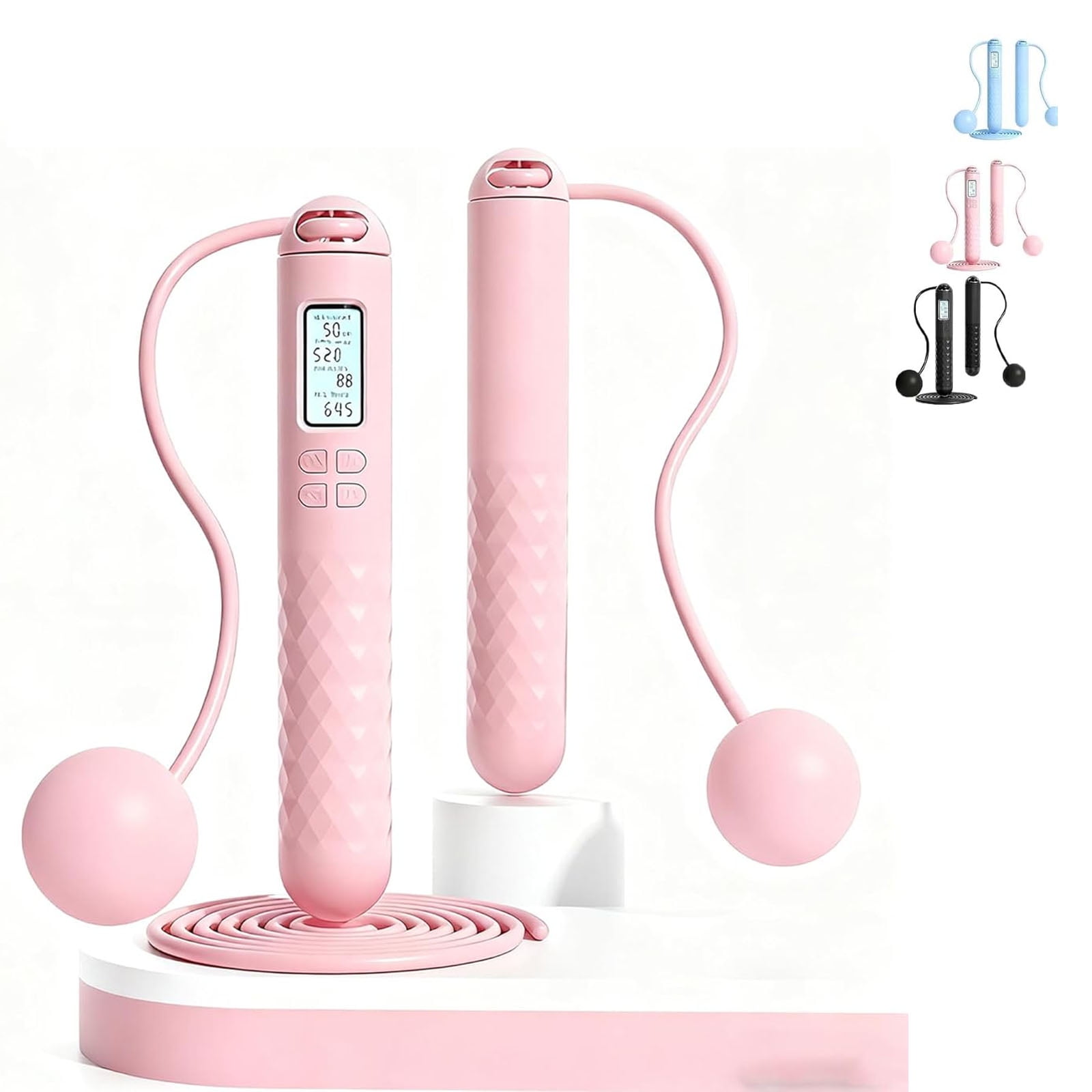 Runaivete Skipping Rope with Counter, Cordless Jump Rope, Smart ...