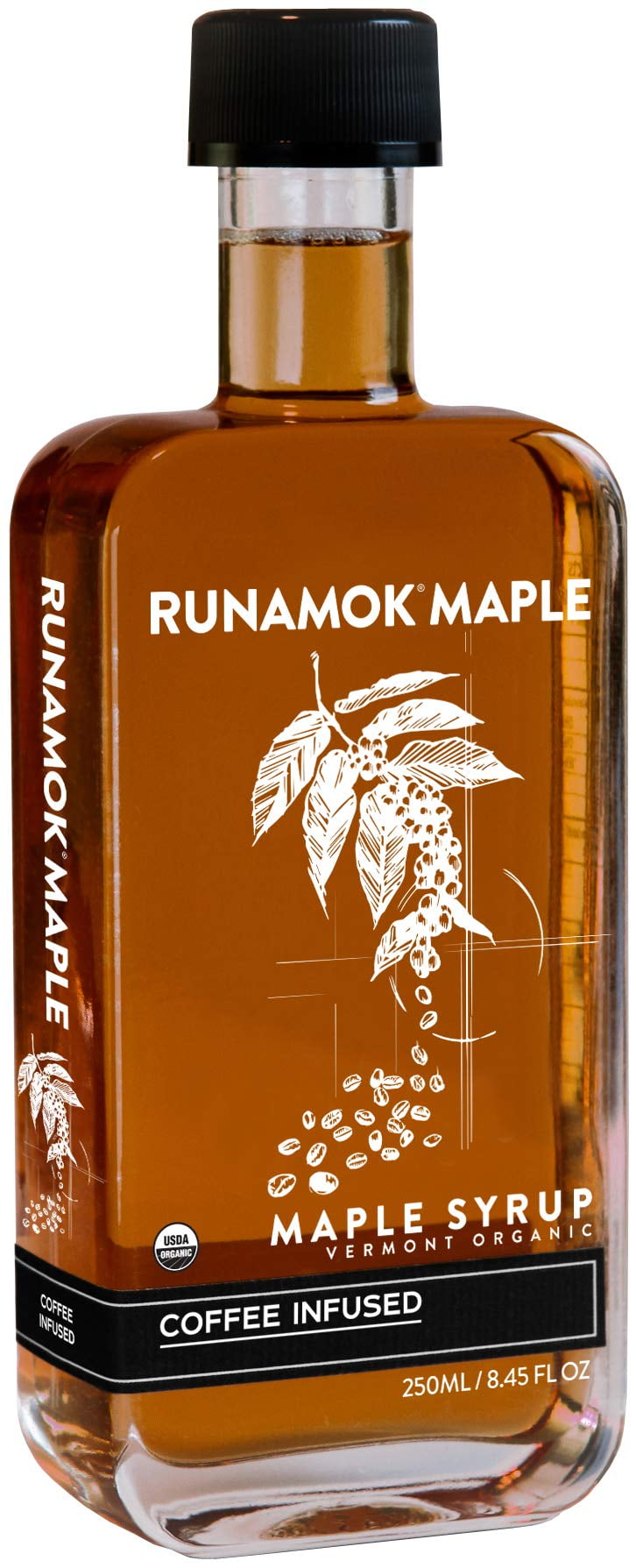 Runamok Coffee Infused Maple Syrup - Authentic & Real Vermont Maple ...