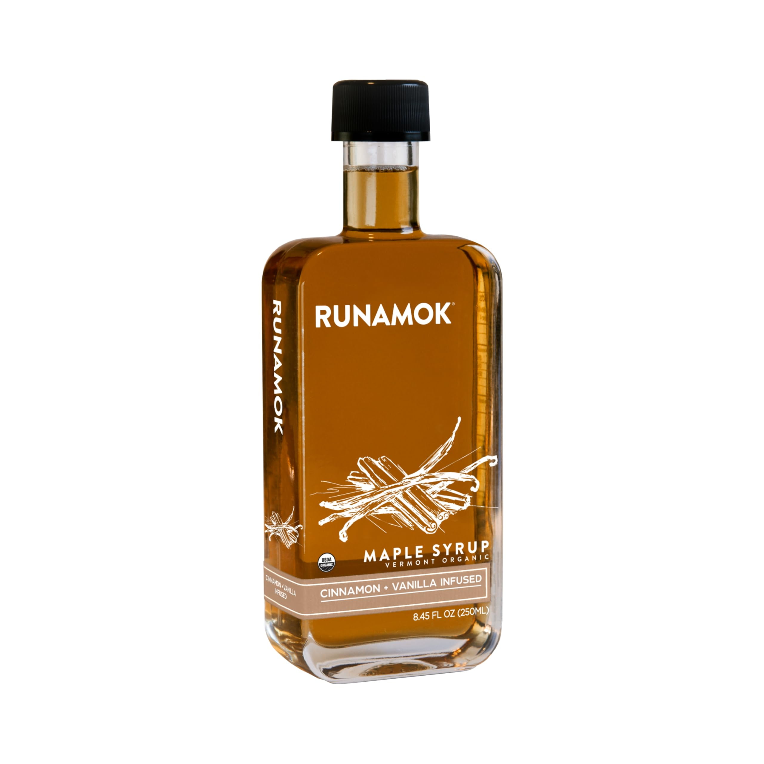 Runamok Maple Cinnamon-Vanilla Infused Maple Syrup - Authentic & Real ...