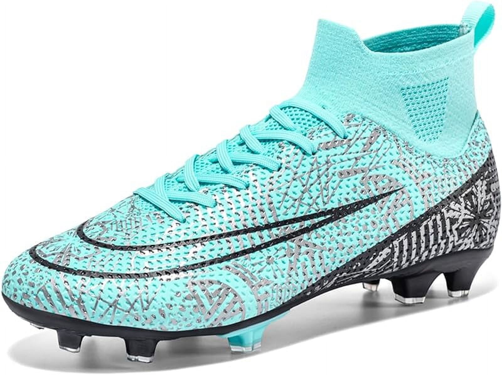 Runan Men's Soccer Shoes Outdoor Turf Indoor Soccer Training Sneaker Professional High-Top ...