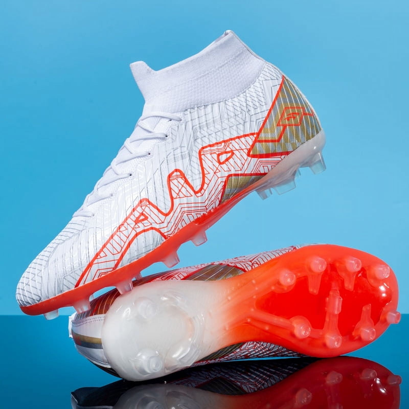 Runan unisex-adult soccer cleats for Men indoor/outdoor futsal training ...