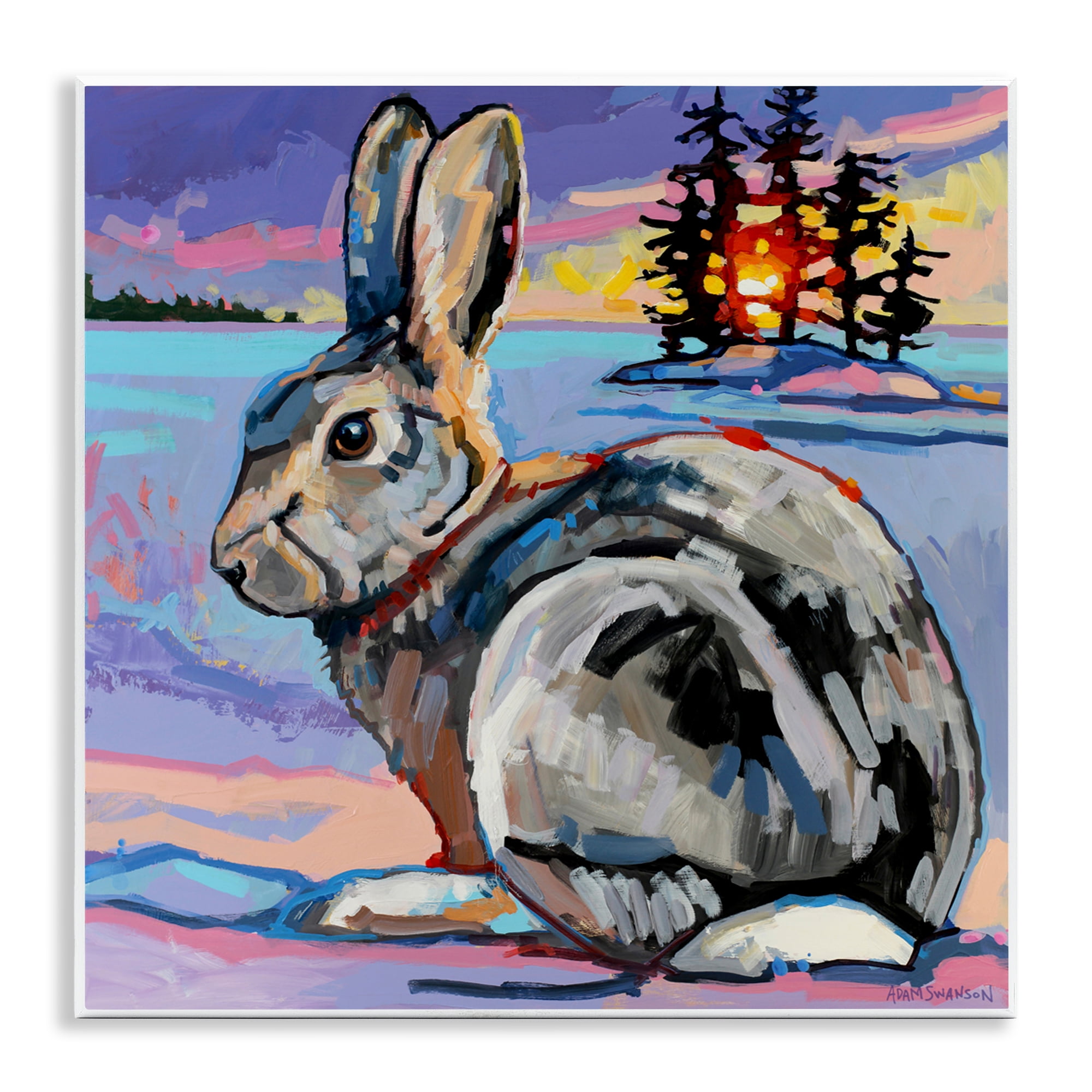 Runaway Goliath Rabbit Wall Plaque Art, design by Adam Swanson ...