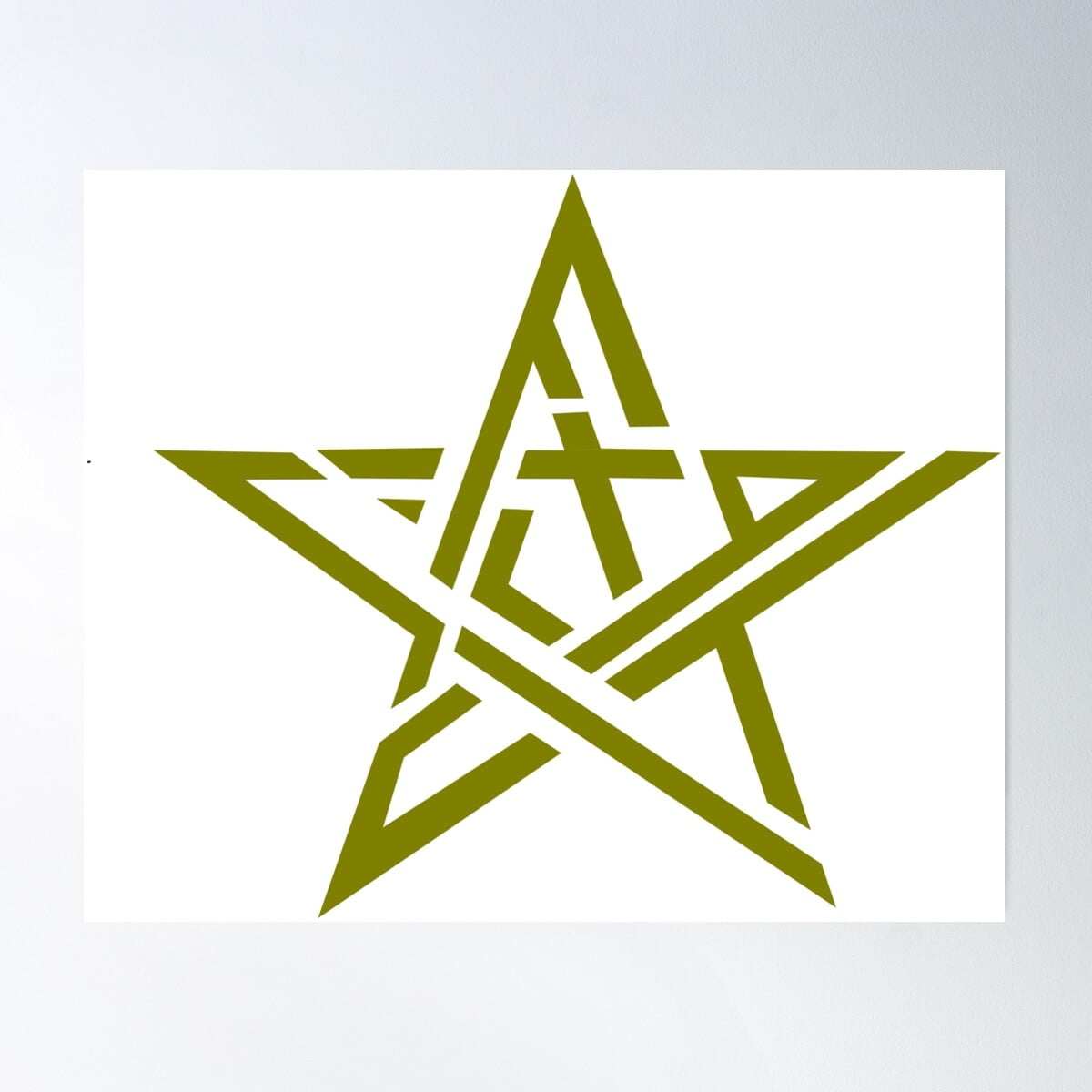 Rune Star Poster Wall Art, Modern Wall Decor For Living Room Bedroom ...