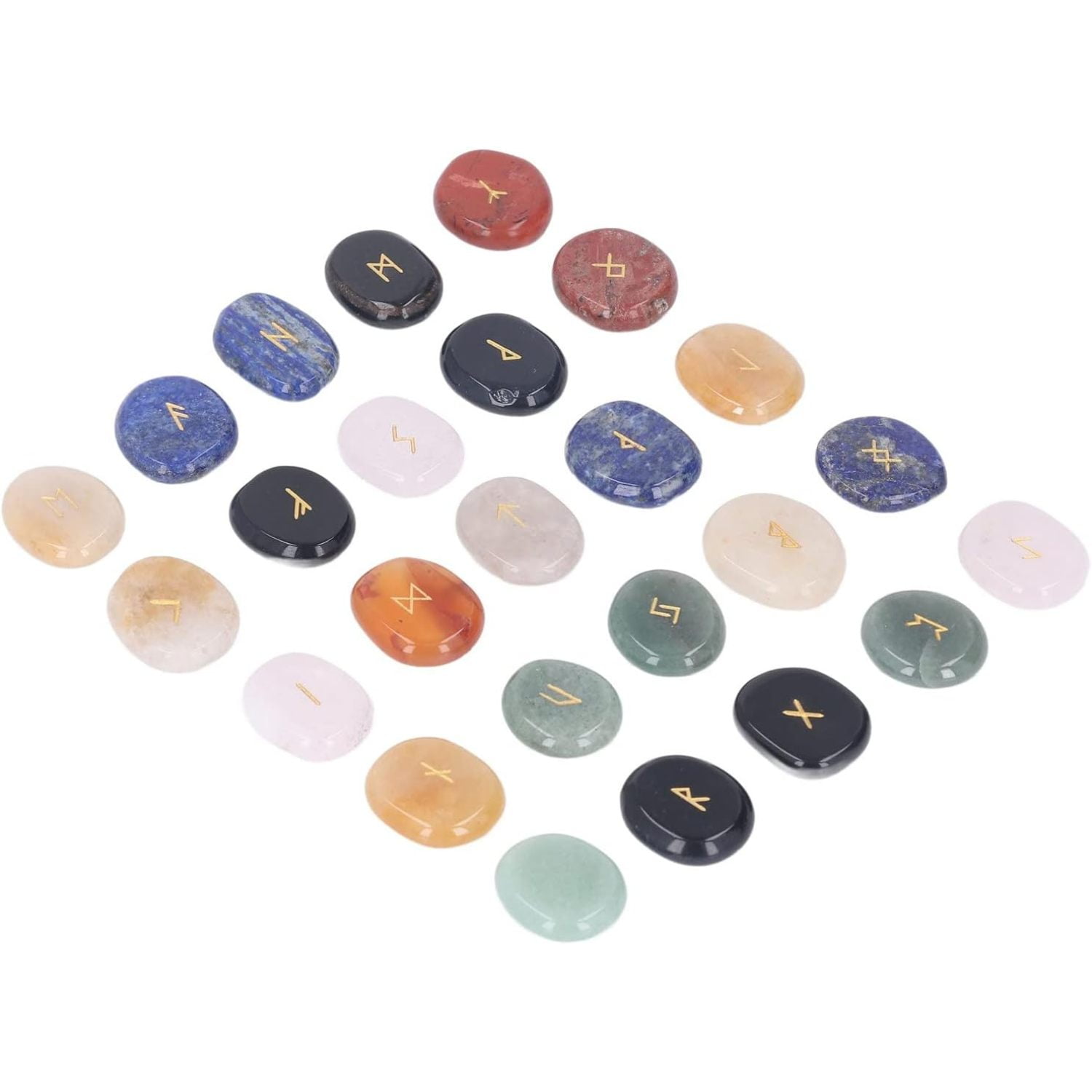 Rune Stones Set, Rune Stones Decoration for Meditation - Walmart.com