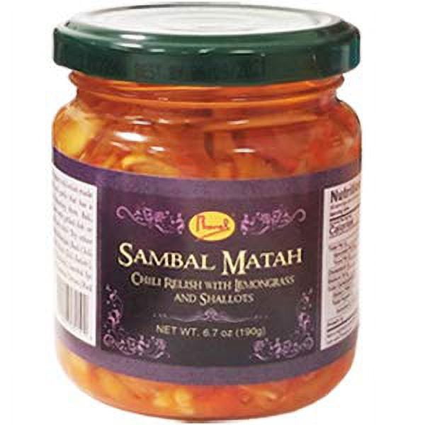 Runel Sambal Matah (Chili Sauce with Lemongrass and Shallots) 6.7oz ...
