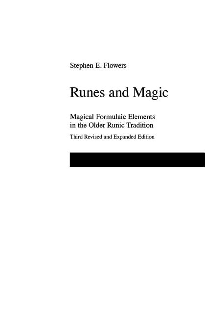 Runes and Magic -- Stephen E. Flowers - Walmart.com