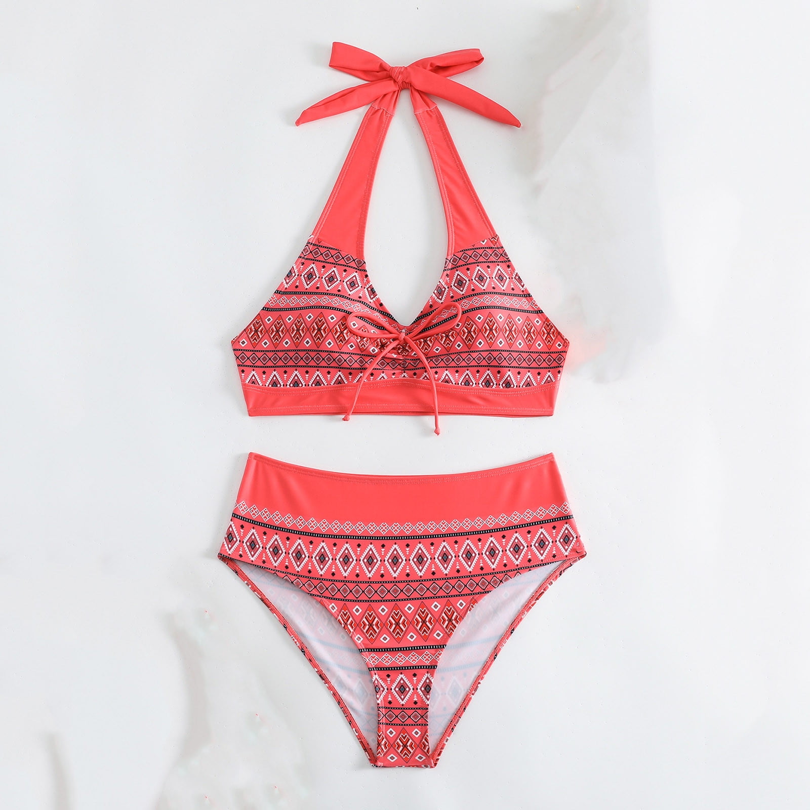 Runfenguu Y2K Swimsuit Plus Size Swimsuitwomen'S Printing Fashion Soft Adjustable Suspenders ...