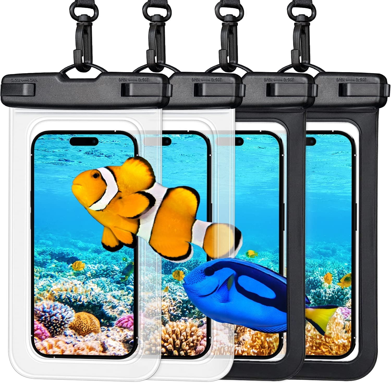 Rungopro Waterproof Dry Bag Cell Phone Case, Fits All Universal ...