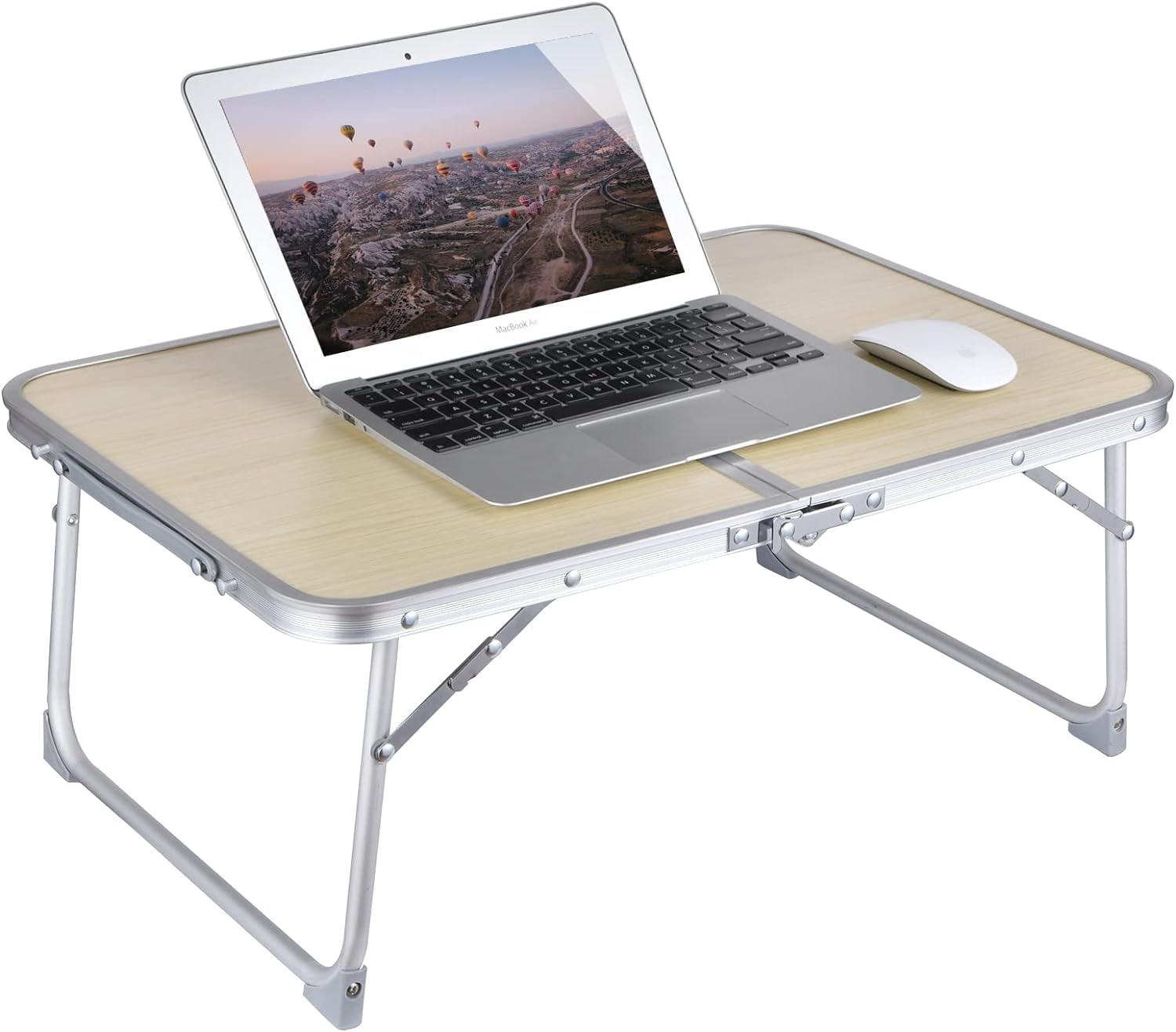 Rungopro Foldable Laptop Table, Bed Table for Study and Reading, Lap ...