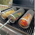 Rungungde BBQ Net Tube - Rolling Grilling Basket, Greatest Basket Ever ...