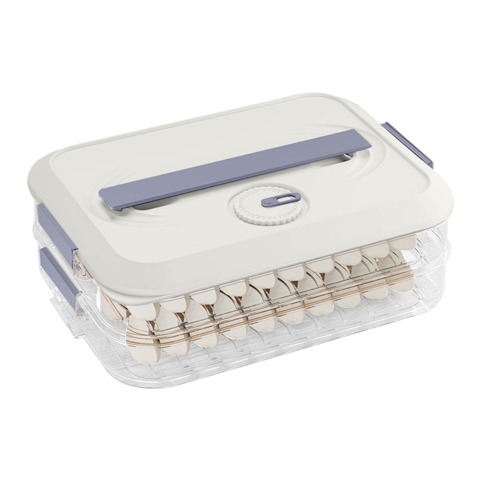 Rungungde Dumpling Box Well Sealed Storage Container Multi-layer ...