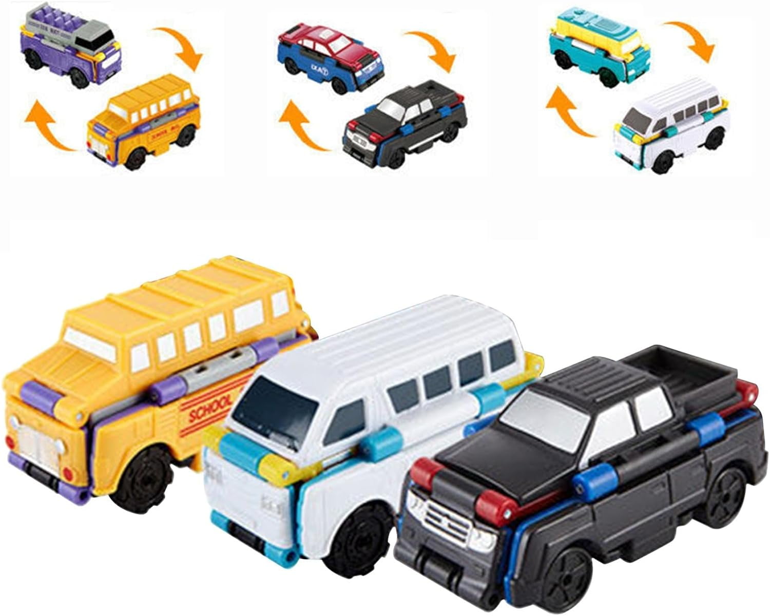 Rungungde Flip Racers Transformable Cars Transformable Dual Design Cars ...