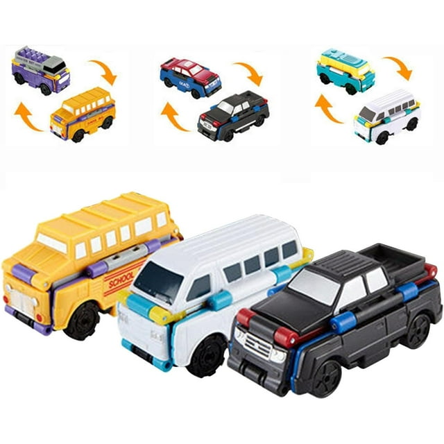 Rungungde Flip Racers Transformable Cars Transformable Dual Design Cars ...