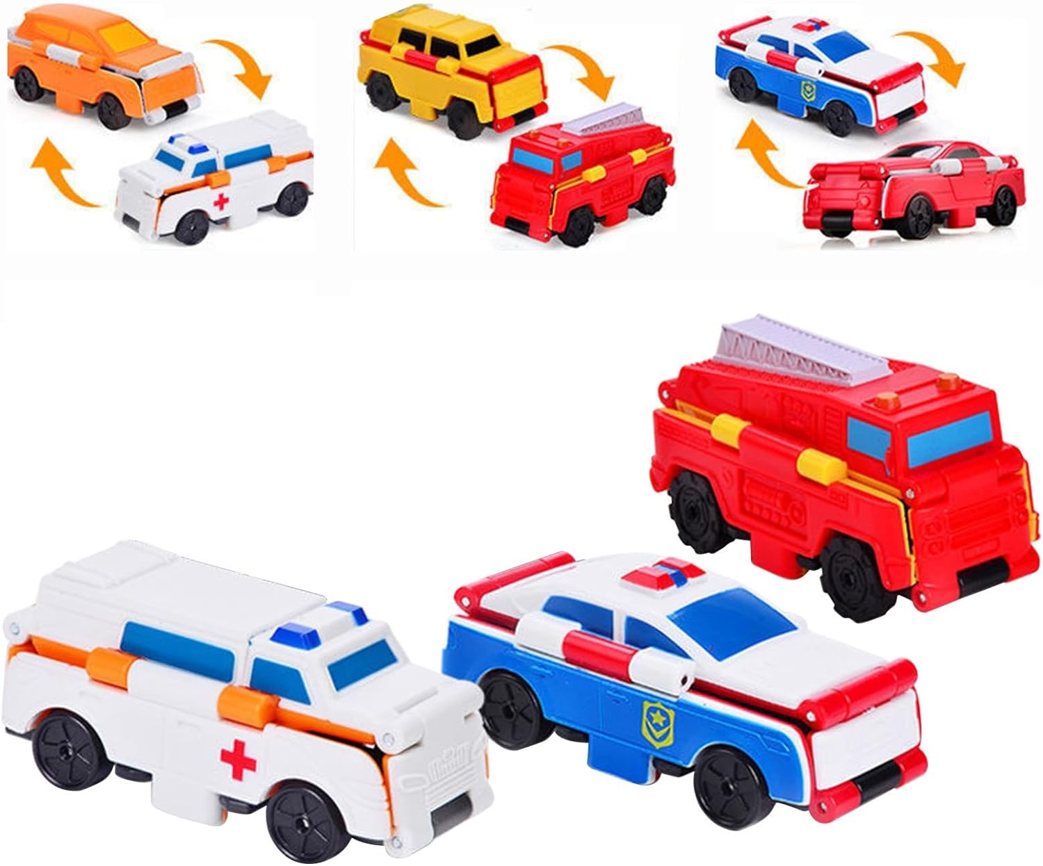 Rungungde Flip Racers Transformable Cars Transformable Dual Design Cars ...