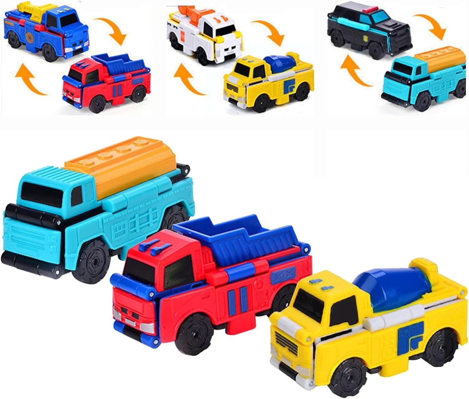 Rungungde Flip Racers Transformable Cars Transformable Dual Design Cars ...
