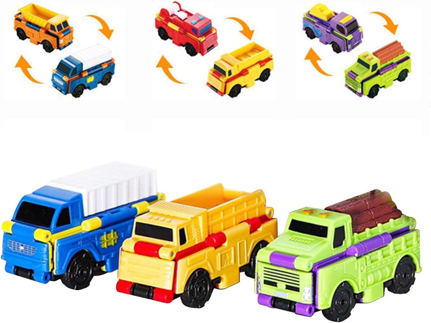 Rungungde Flip Racers Transformable Cars Transformable Dual Design Cars ...