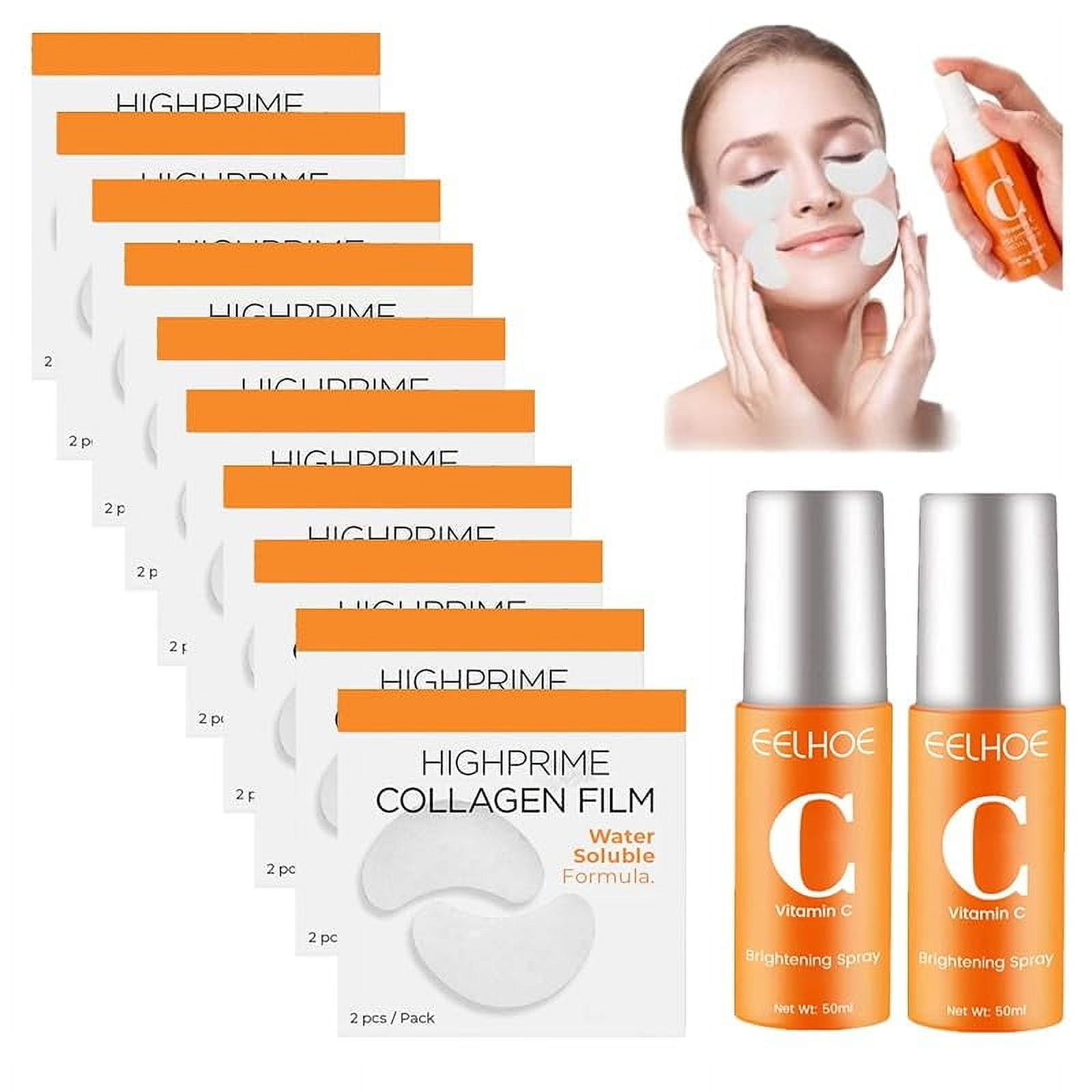 Rungungde Highprime Collagen Film & Mist Kit - Anti-Aging, Smooths Fine ...