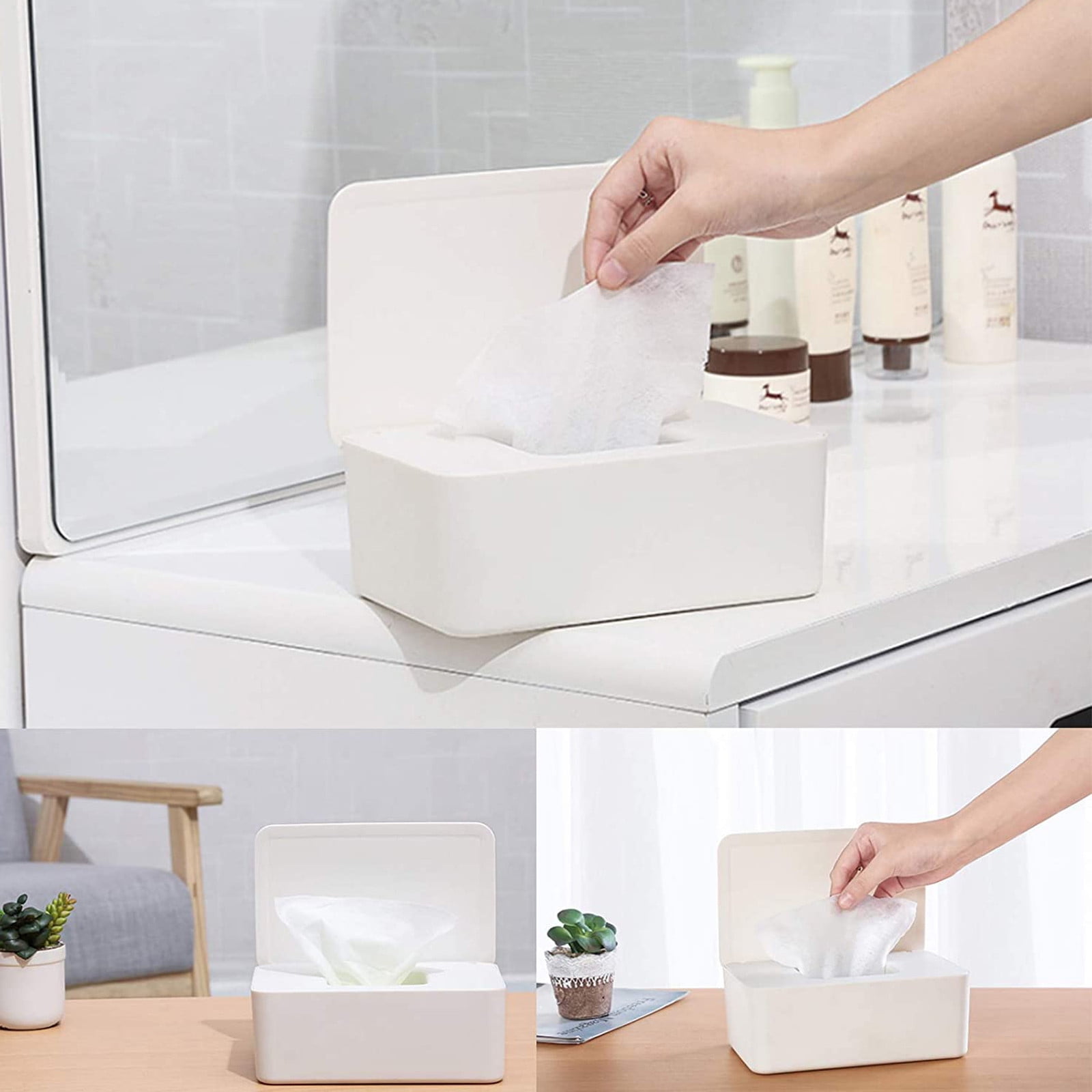 Rungungde Mask Sealed Wet Wipes Storage Box Household Dustproofs Paper ...