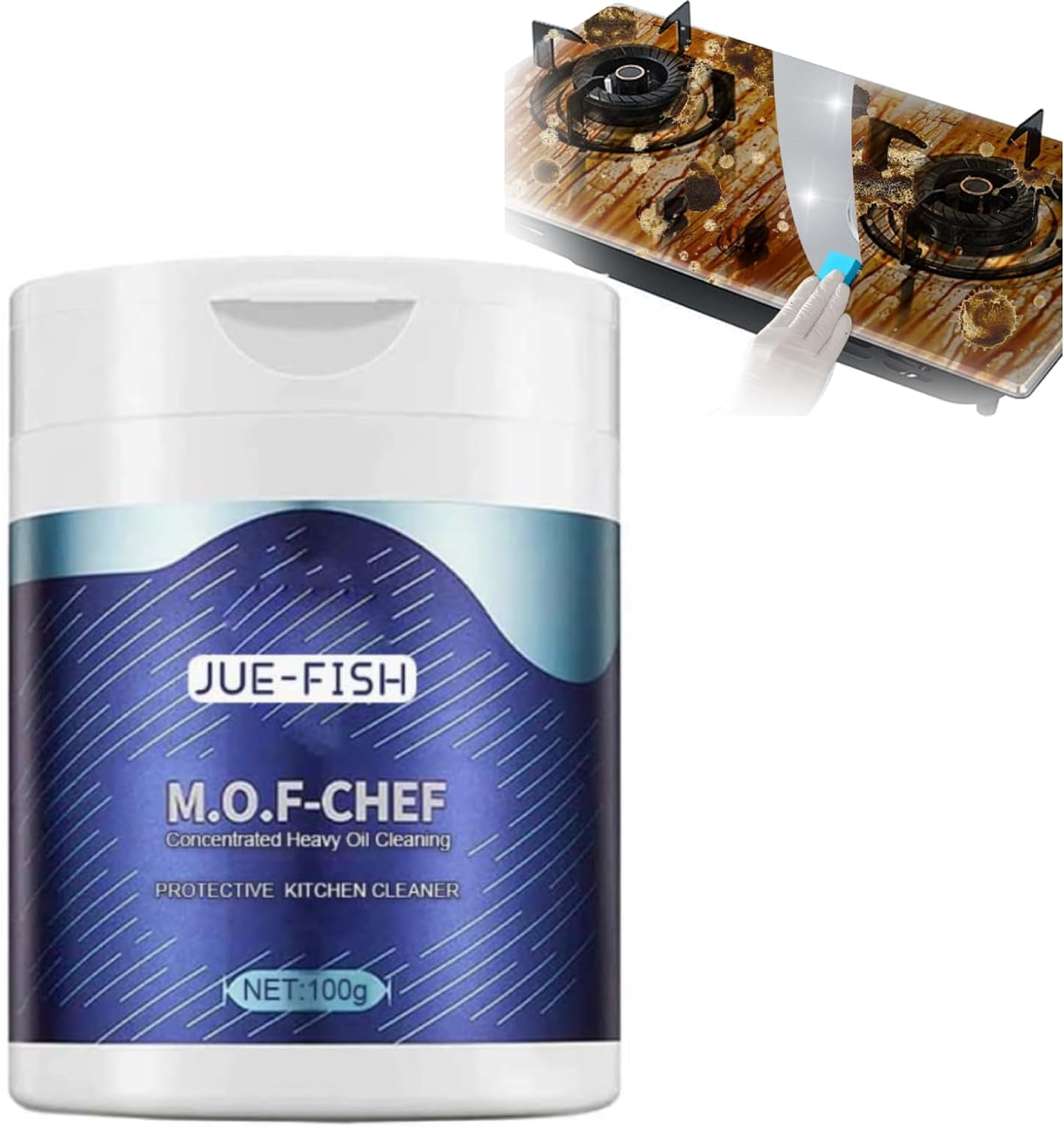 Rungungde Mof Chef Cleaner Powder, M.O.F-CHEF Kitchen Cleaner Powder ...