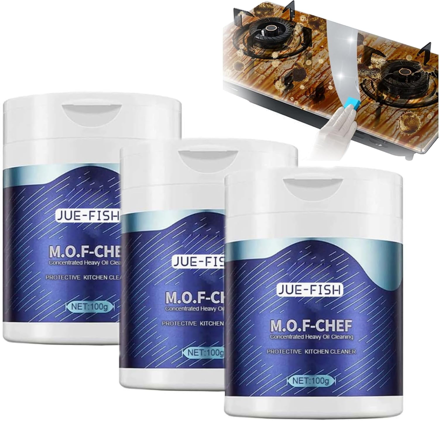 Rungungde Mof Chef Cleaner Powder, M.O.F-CHEF Kitchen Cleaner Powder ...