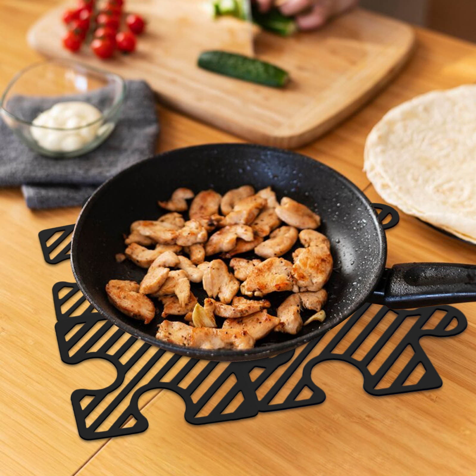 Rungungde Multi Functional Food Grade Silicone Meal Mat Suitable For ...