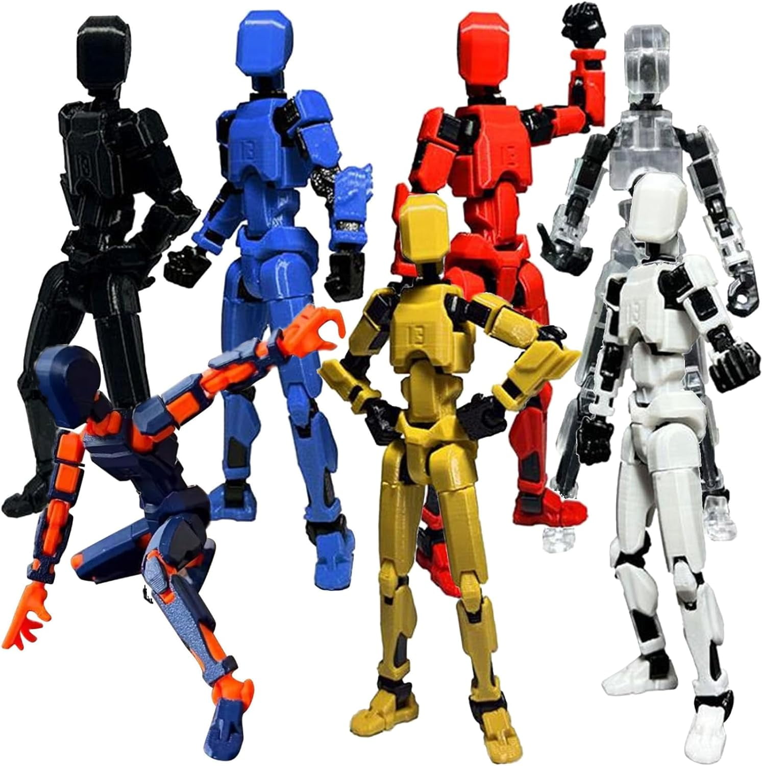 Rungungde T13 Action Figure, Titan 13 Action Figure with 4 Types of ...