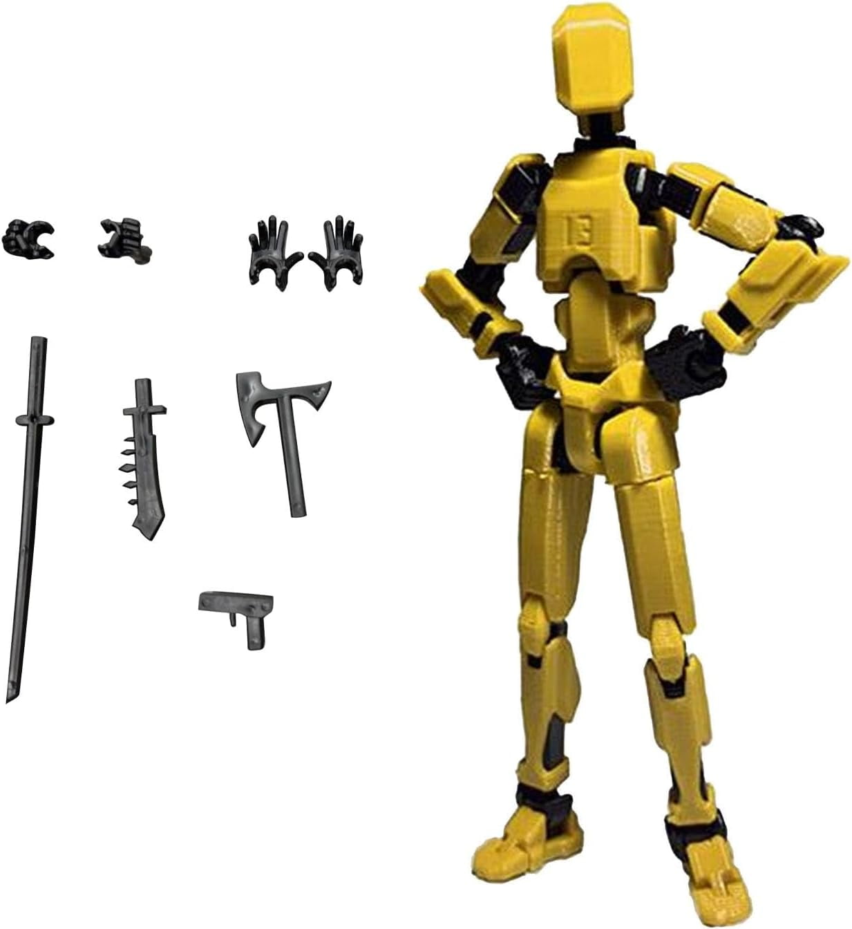 Rungungde T13 Action Figure, Titan 13 Action Figure with 4 Types of ...