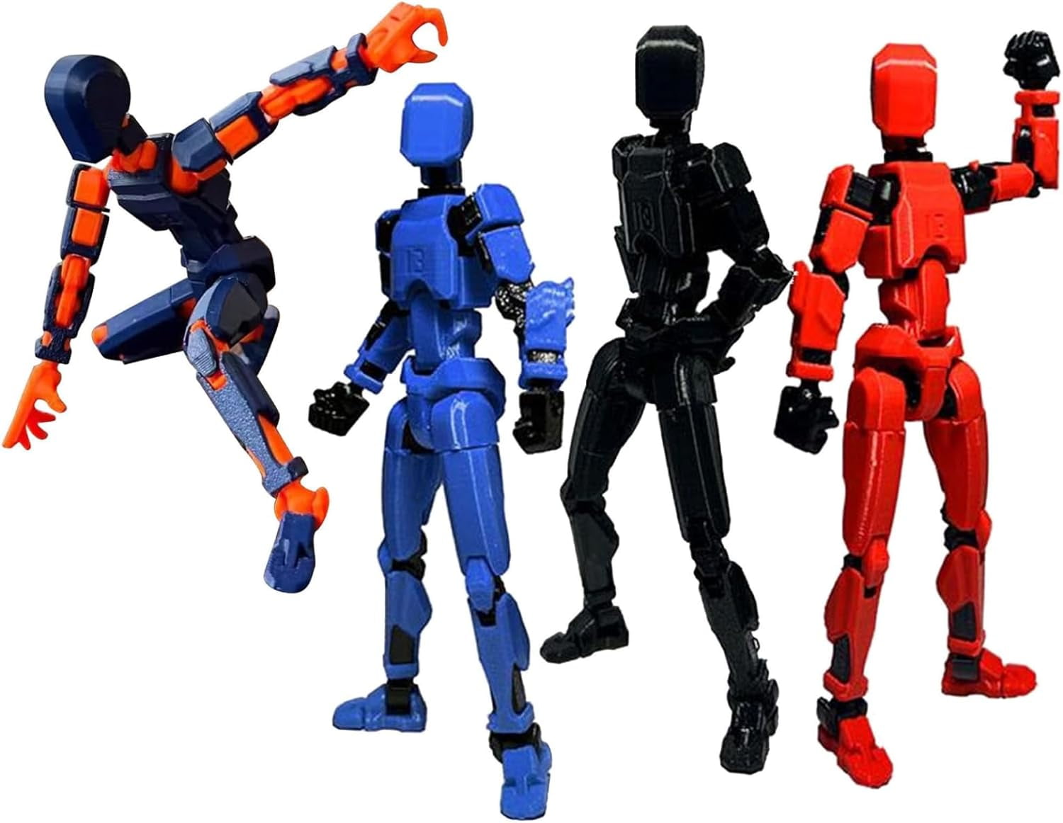 Rungungde T13 Action Figure, Titan 13 Action Figure with 4 Types of ...