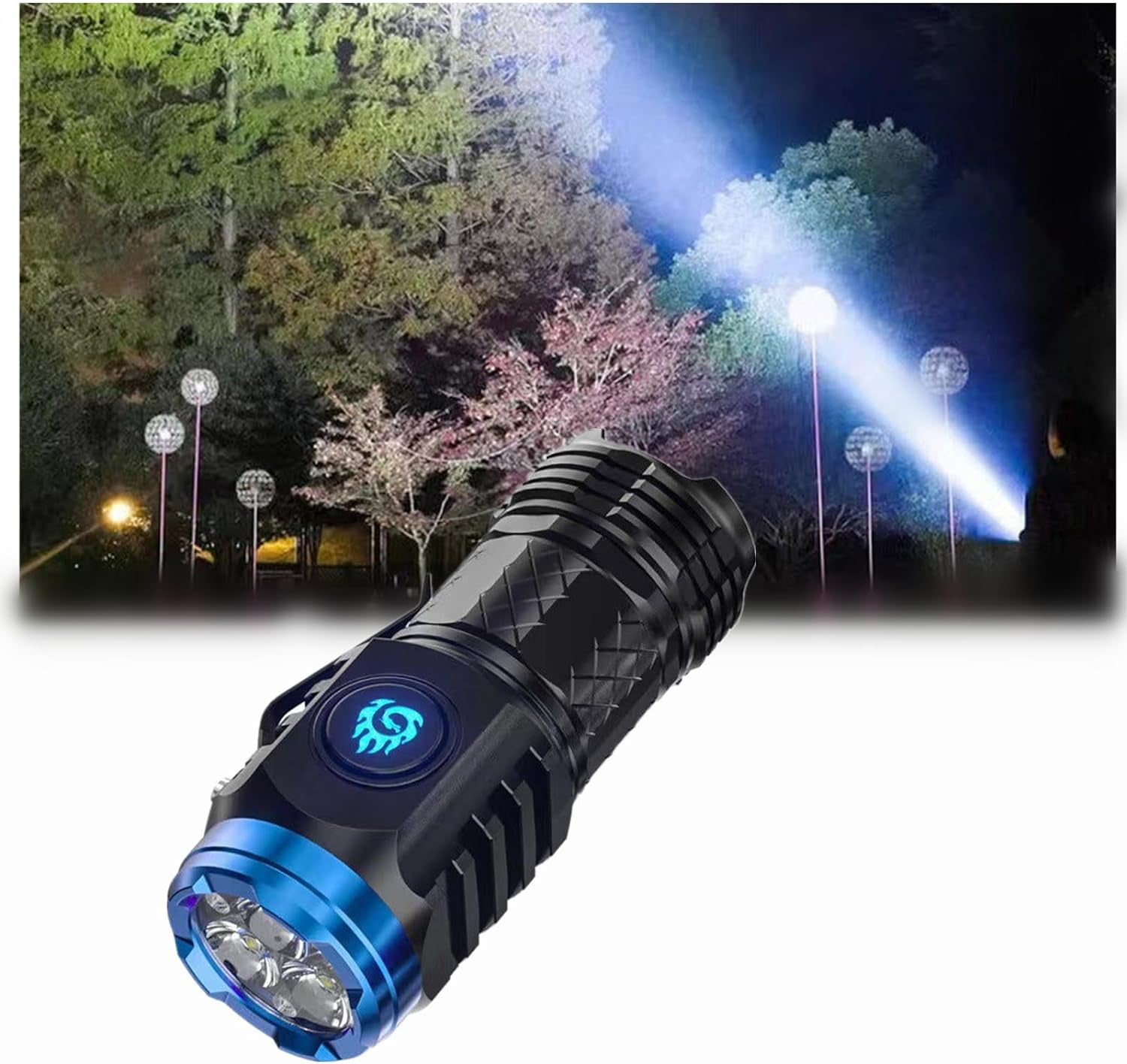Rungungde Three-Eyed Monster Mini Flashlight - Rechargeable Flashlights ...
