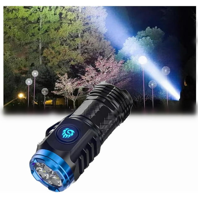 Rungungde Three-Eyed Monster Mini Flashlight - Rechargeable Flashlights ...