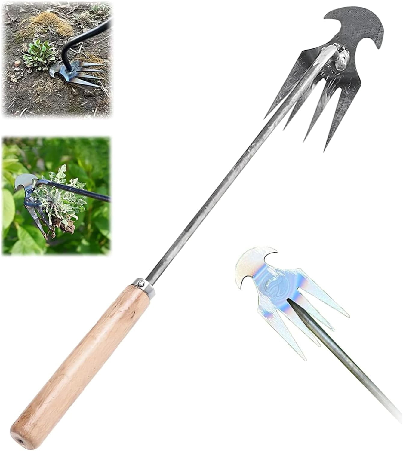 Rungungde Weeding Artifact Uprooting Weeding Tool - Garden Weeding ...