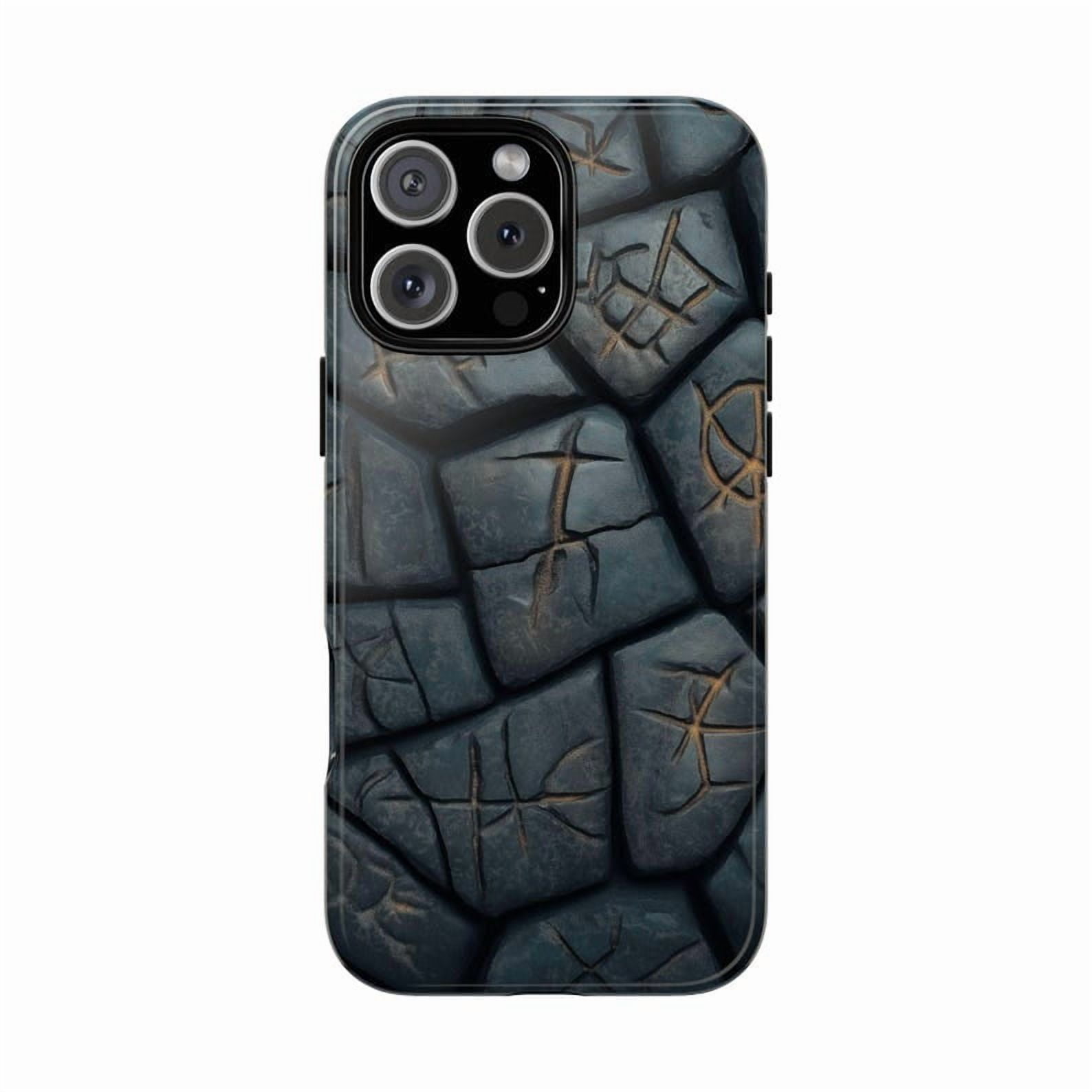 Runic Stone iPhone Case Viking Norse Ancient Symbol Design for iPhone ...