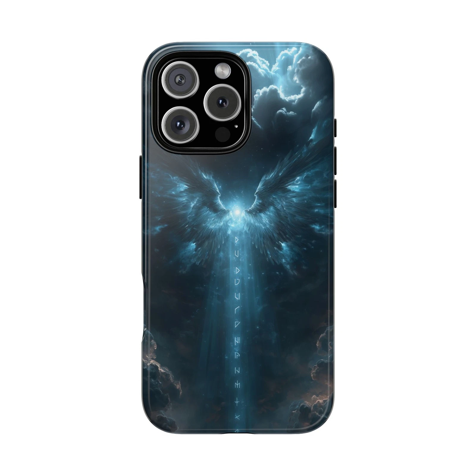 Runic Valkyrie Wings Norse Warrior Goddess Myth Design for iPhone 17 16 ...