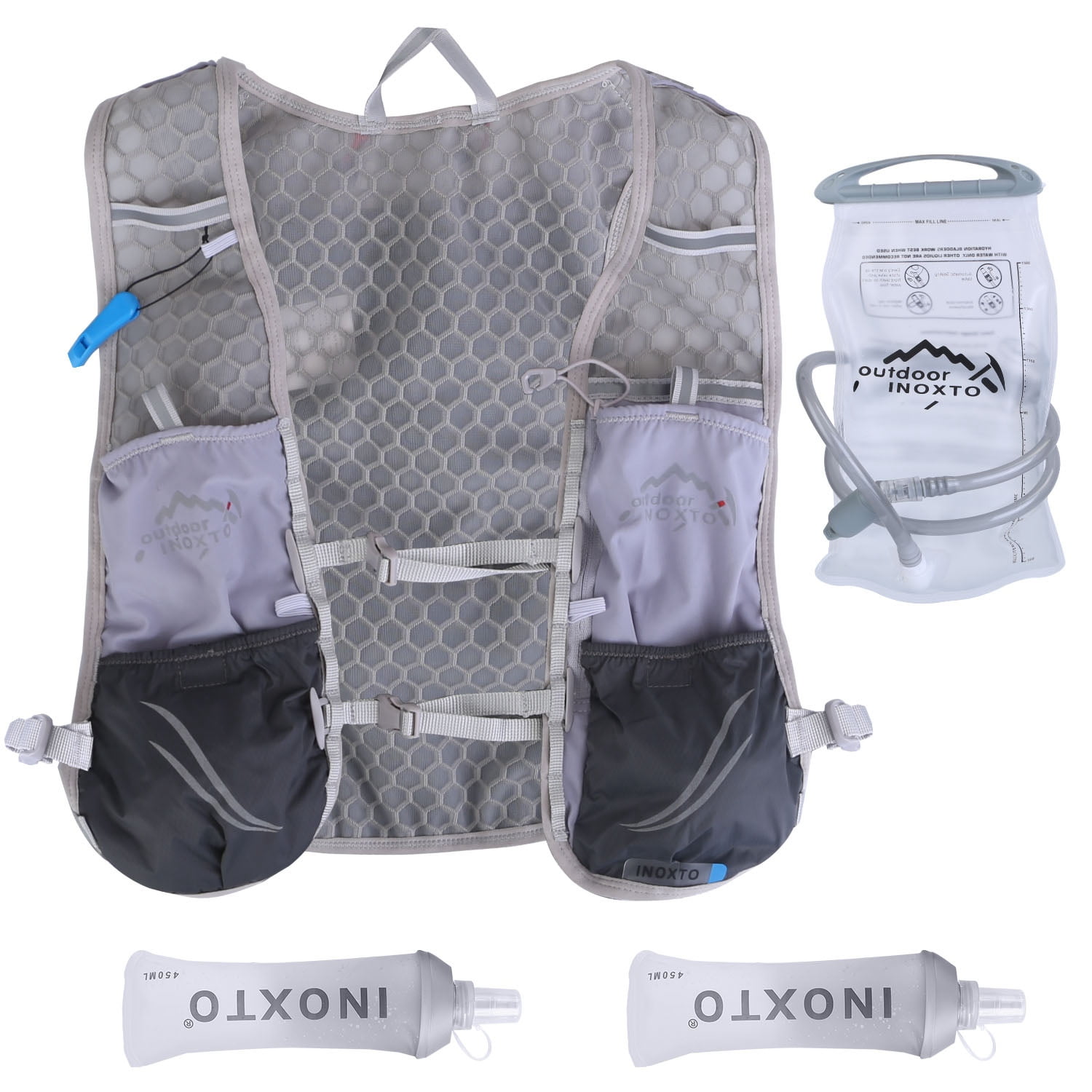 Runing Hydration Vest Backpack, TeqHome Running Water Vest Hydration ...