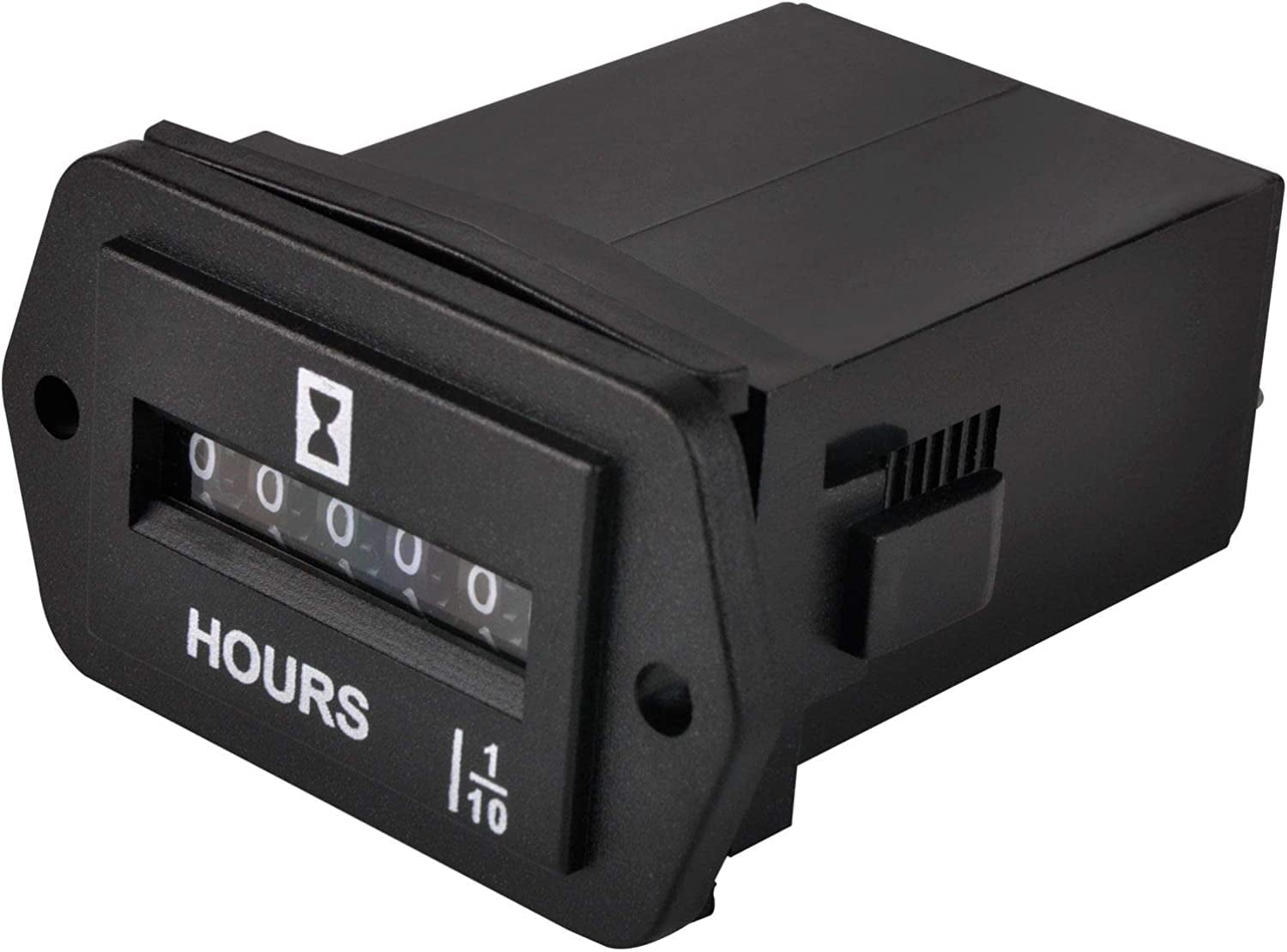 Runleader DC 6-80V Snap-in Mechanical Hour Meter TOT Hours Accumulating Data Storage Lawn Mower ...