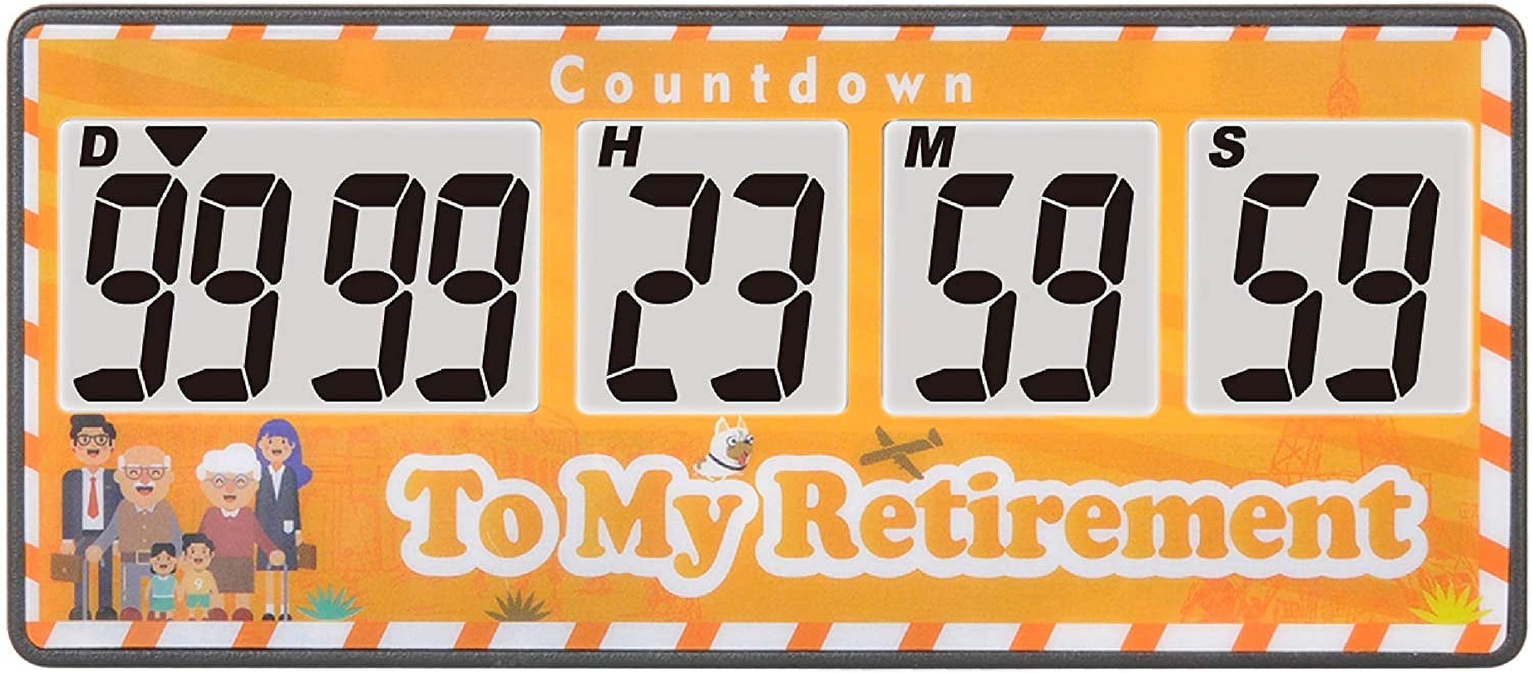 Runleader Digital 9999 Day Countdown Event Reminder Timer Countdown LCD ...