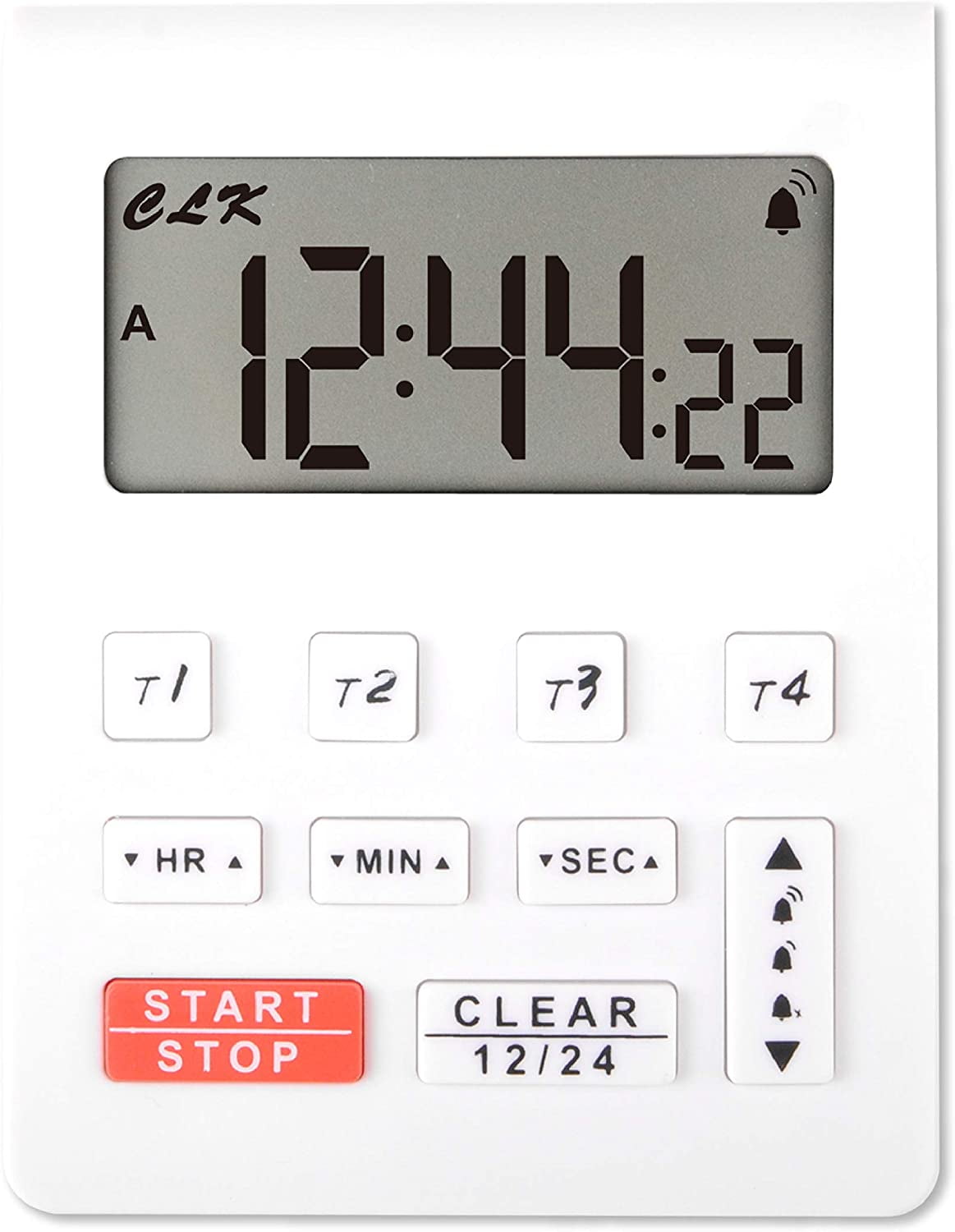 Runleader Digital Kitchen Timer 4 Groups of Timer Clock LCD Screen ...